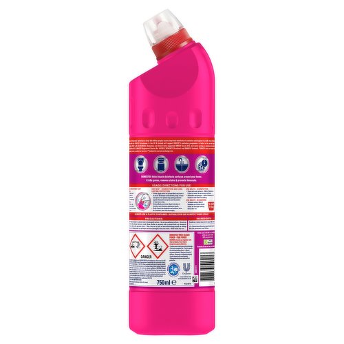 Domestos Thick Bleach Pink Power 750ml